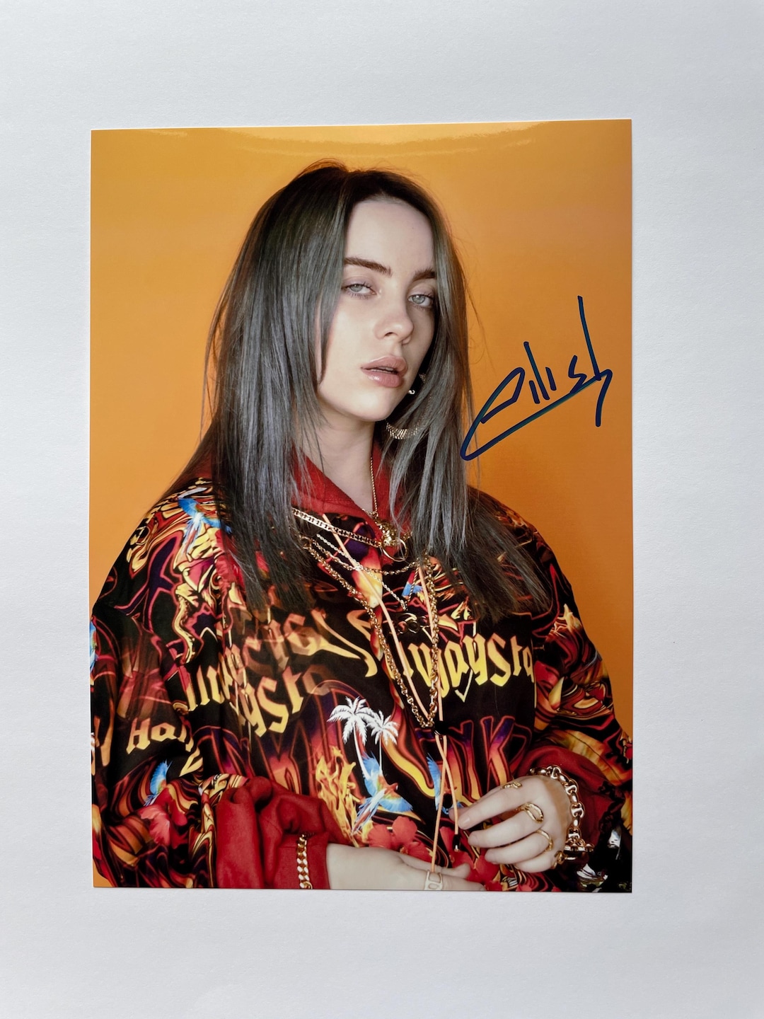 BILLIE EILISH - Authentic Hand-signed Photo Autograph With Coa - Etsy