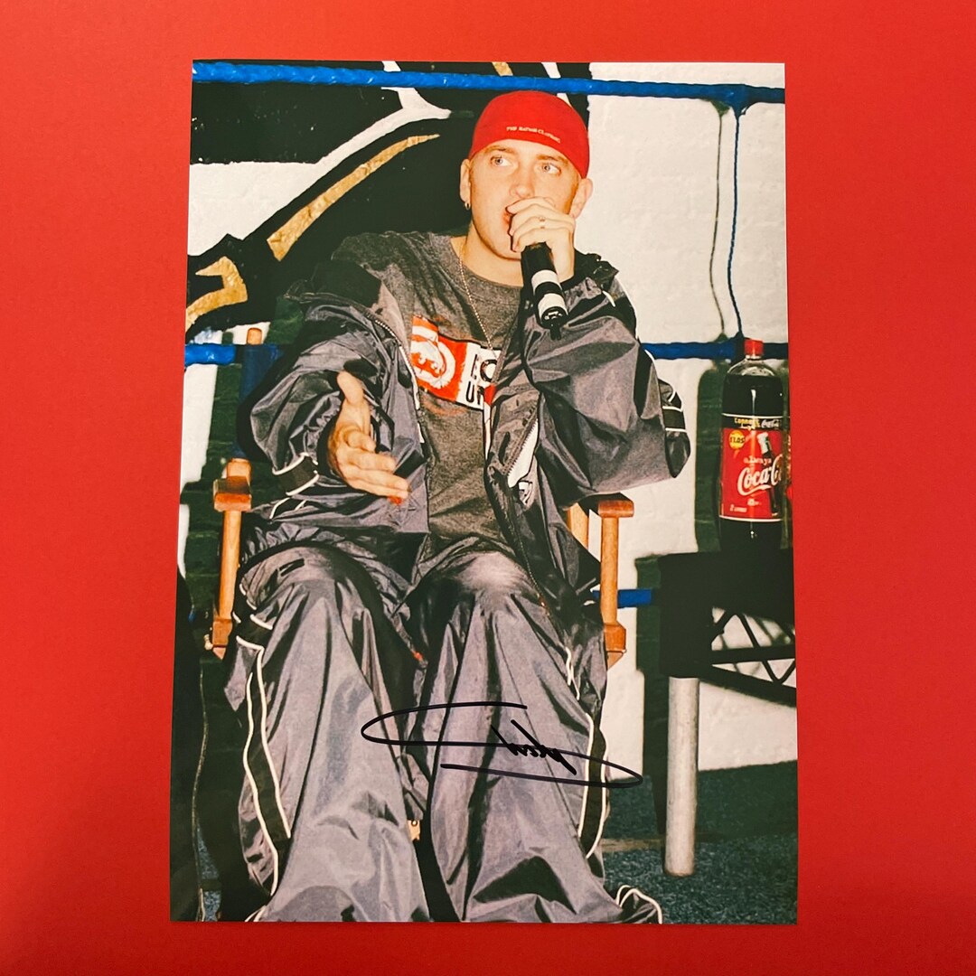 EMINEM - Authentic Hand-signed Photo Autograph With Coa - Etsy Canada