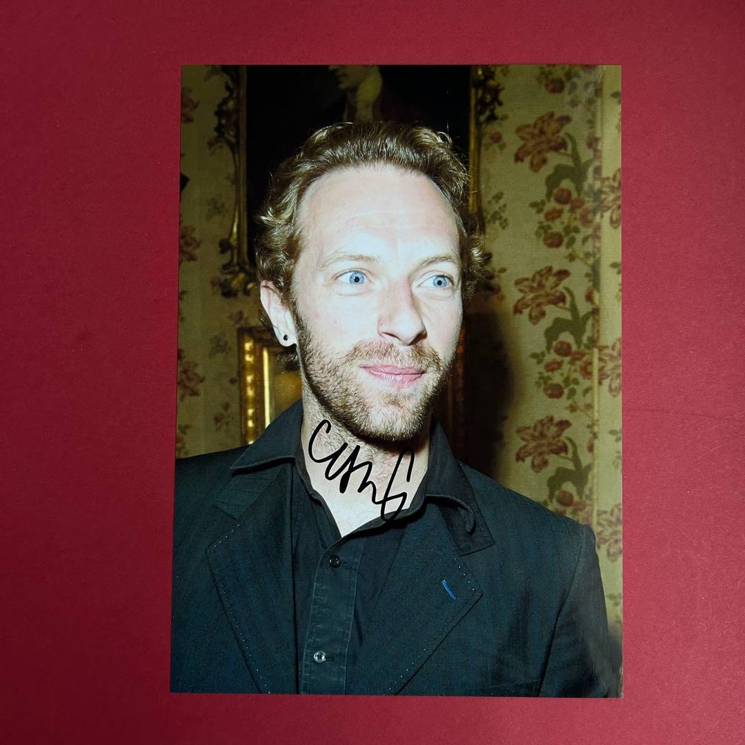 CHRIS MARTIN / Coldplay - Authentic Hand-signed Photo Autograph With ...