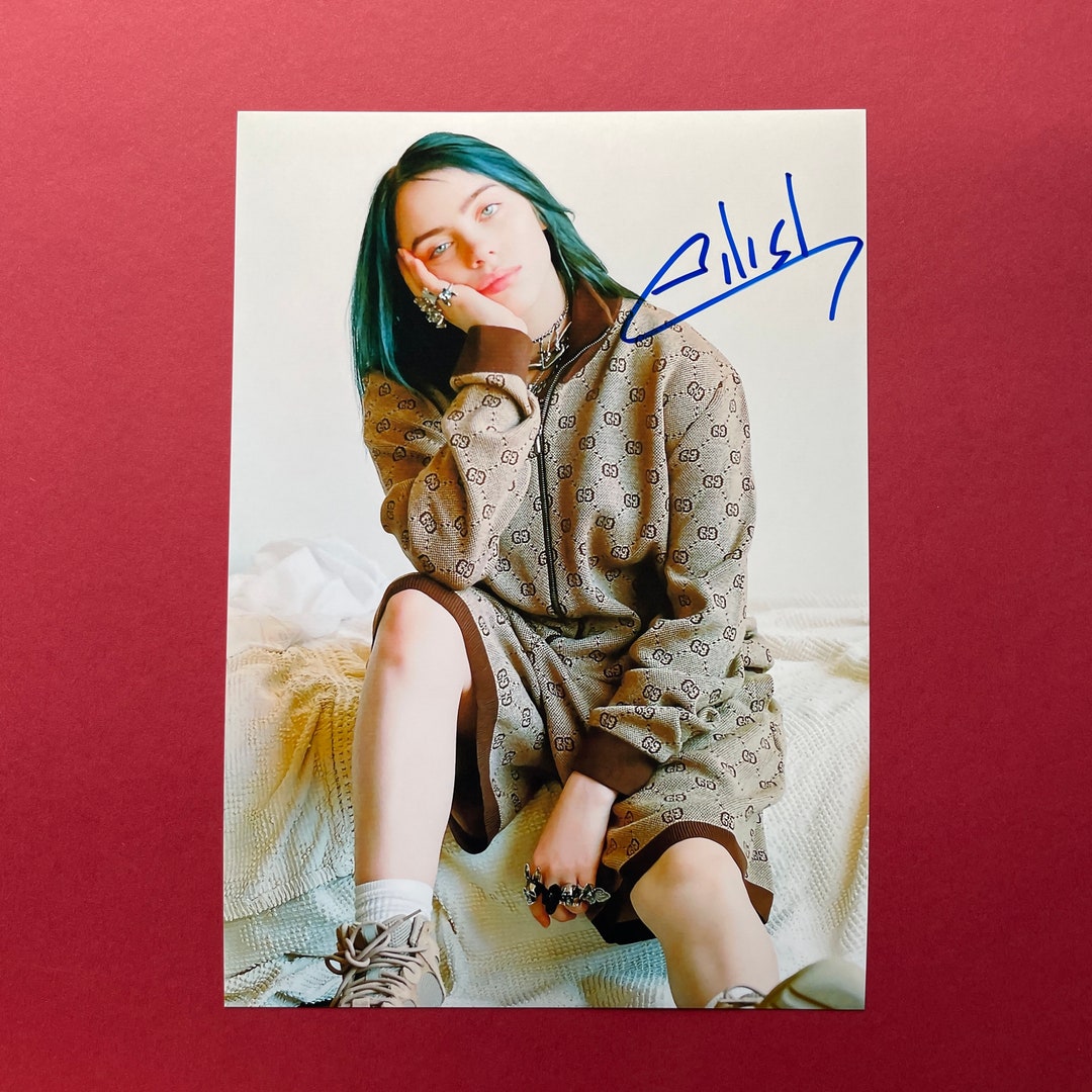 BILLIE EILISH - Authentic Hand-signed Photo Autograph With Coa - Etsy