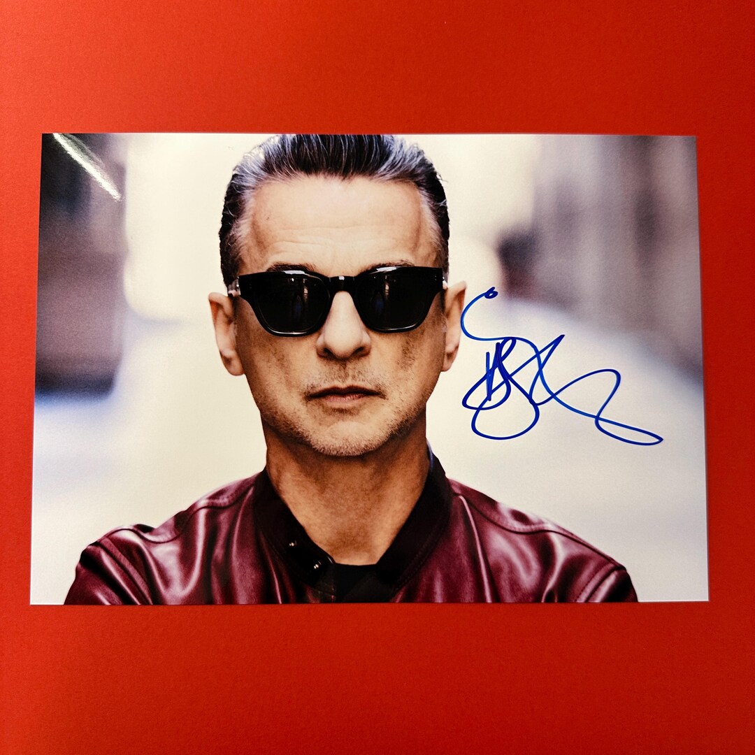 DAVE GAHAN / Depeche Mode - Authentic Hand-signed Photo Autograph With ...