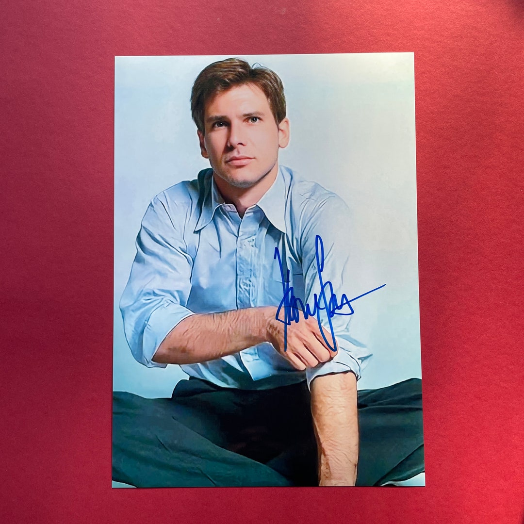 HARRISON FORD Authentic Hand-signed Photo Autograph With Coa - Etsy