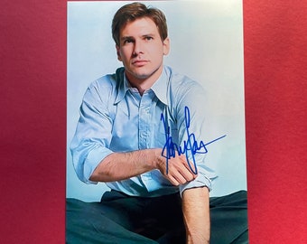 Harrison Ford Signed Photo Authentic Autograph With COA - Etsy
