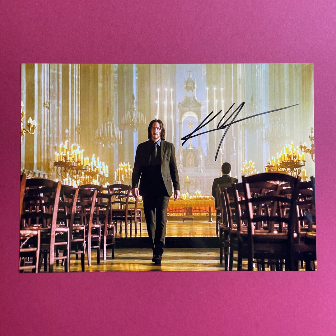 KEANU REEVES Authentic Hand-signed Photo Autograph With Coa - Etsy