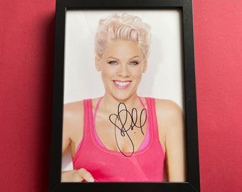 Framed RIHANNA Authentic Hand-signed Photo Autograph With COA - Etsy