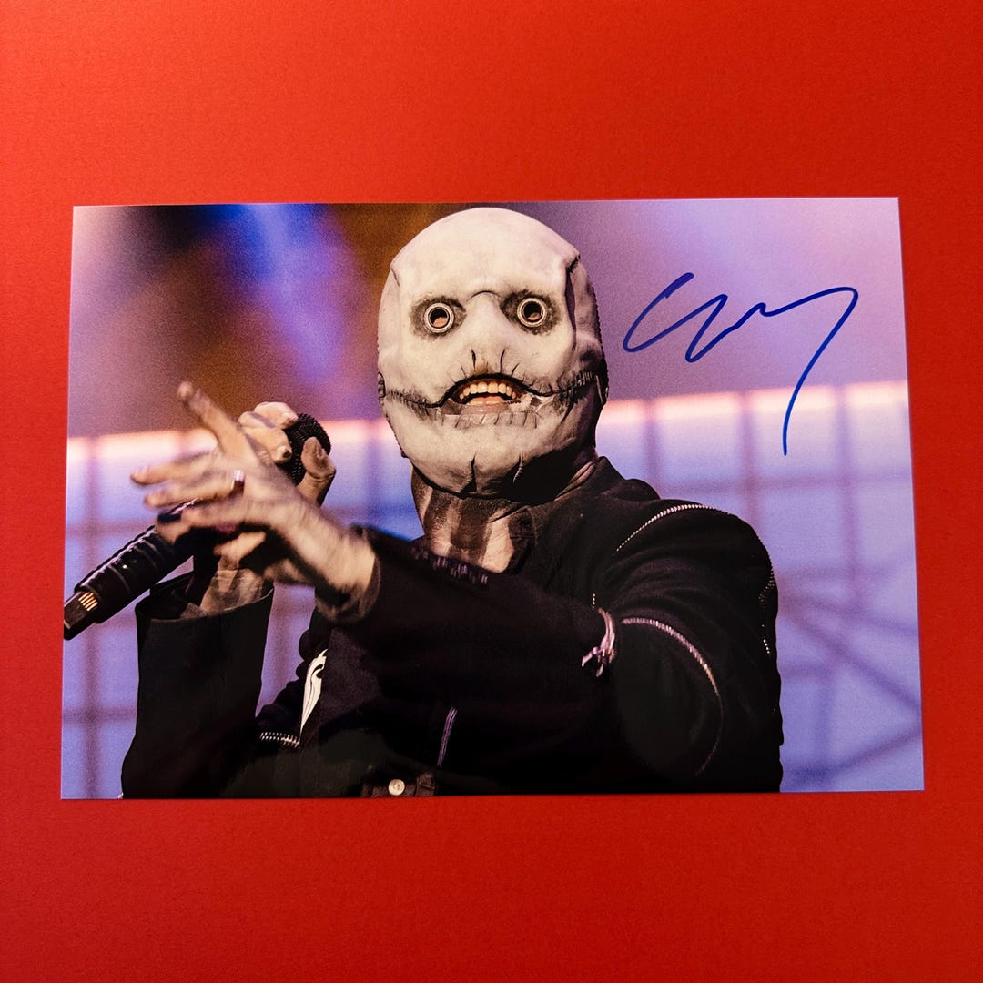 COREY TAYLOR / SLIPKNOT - Authentic Hand-signed Photo Autograph With ...