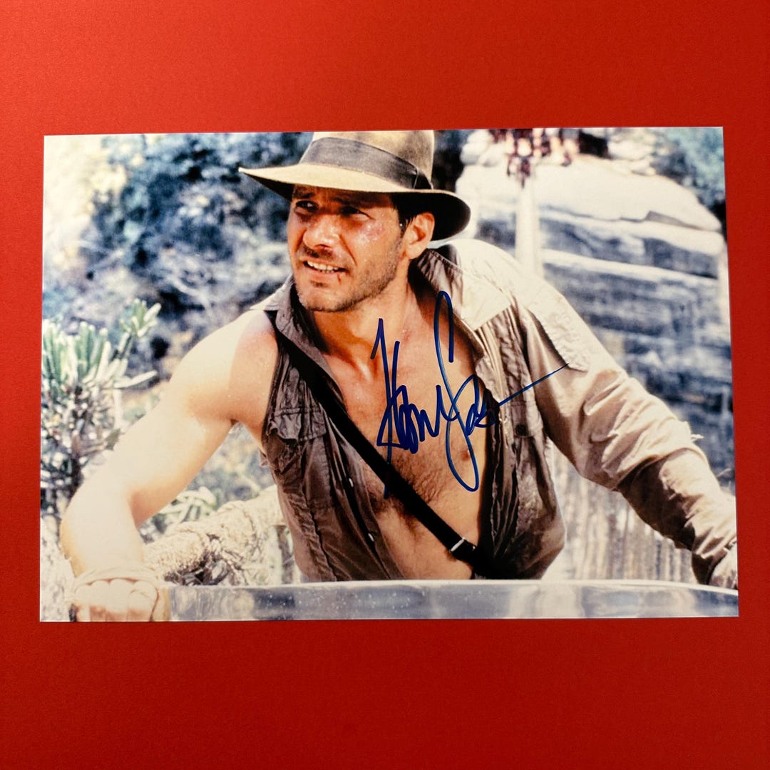 HARRISON FORD - Authentic Hand-signed Photo Autograph With Coa - Etsy