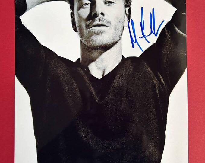 MICHAEL FASSBENDER - Authentic Hand-signed Photo Autograph With COA - Etsy