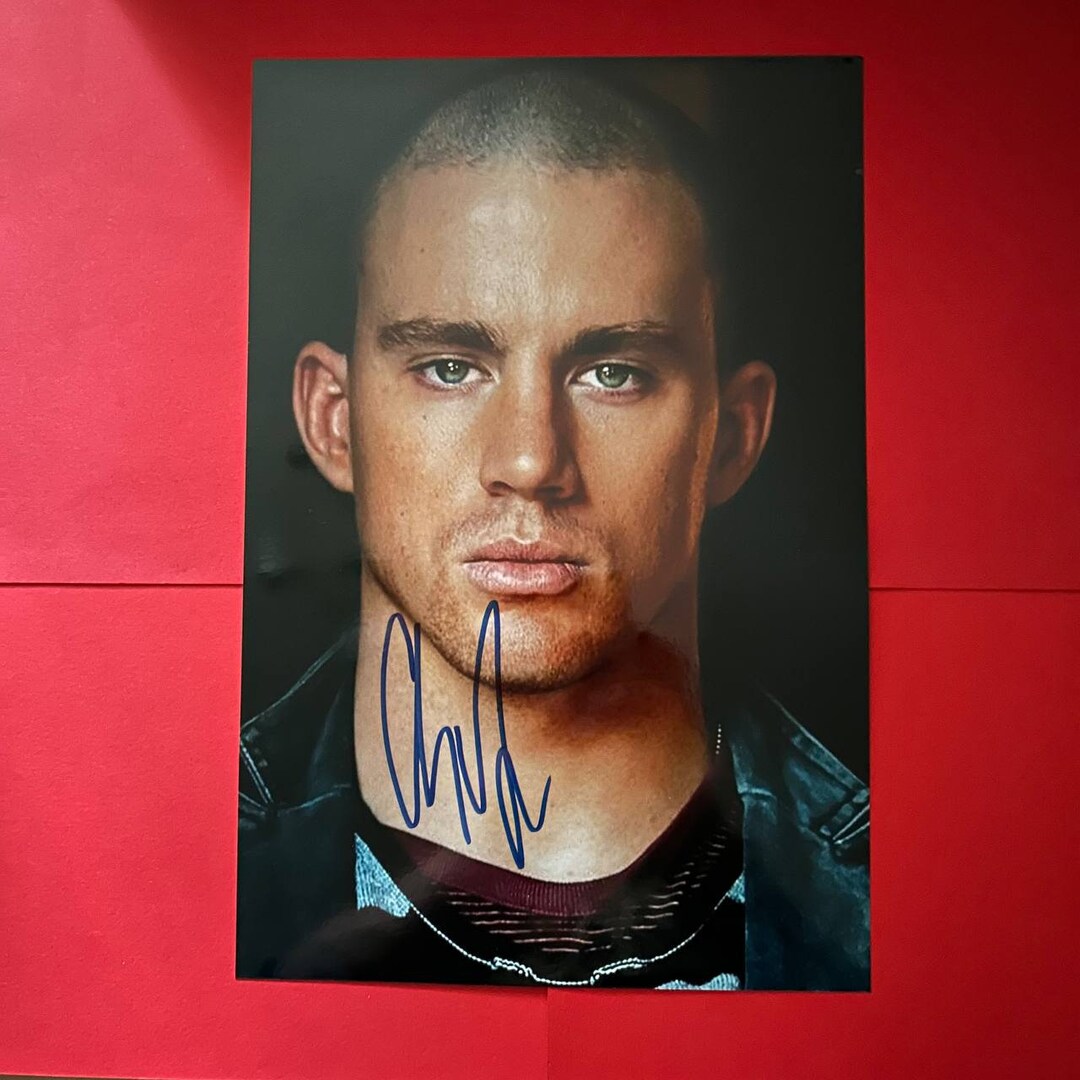 CHANNING TATUM - Authentic Hand-signed Photo Autograph With Coa - Etsy