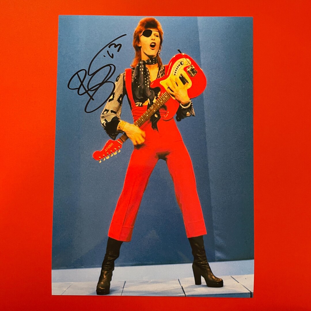 DAVID BOWIE - Authentic Hand-signed Photo Autograph With Coa - Etsy