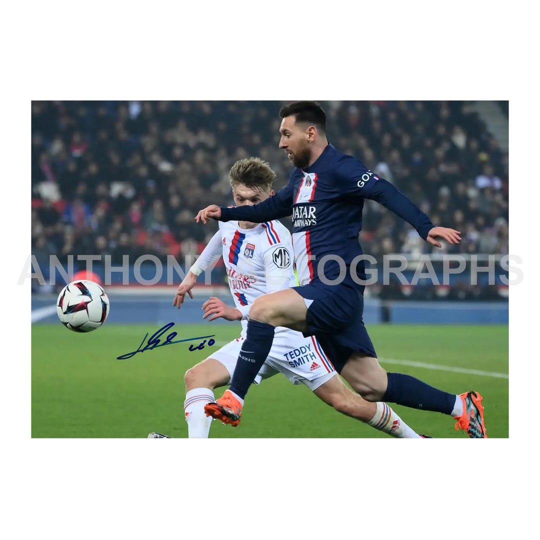 LIONEL MESSI - Authentic Hand-signed Photo Autograph With Coa - Etsy
