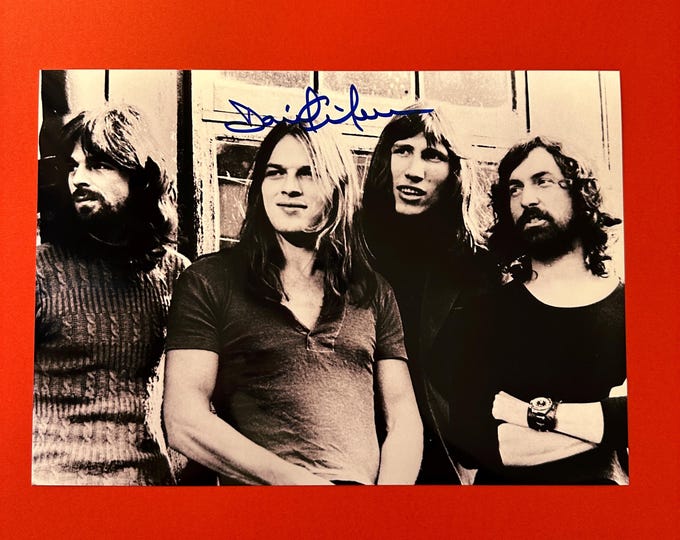 DAVID GILMOUR / Pink Floyd - Authentic Hand-signed Photo Autograph With ...