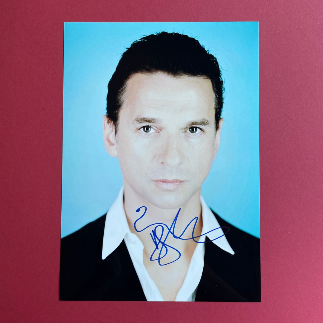 DAVE GAHAN / Depeche Mode Authentic Hand-signed Photo Autograph With ...