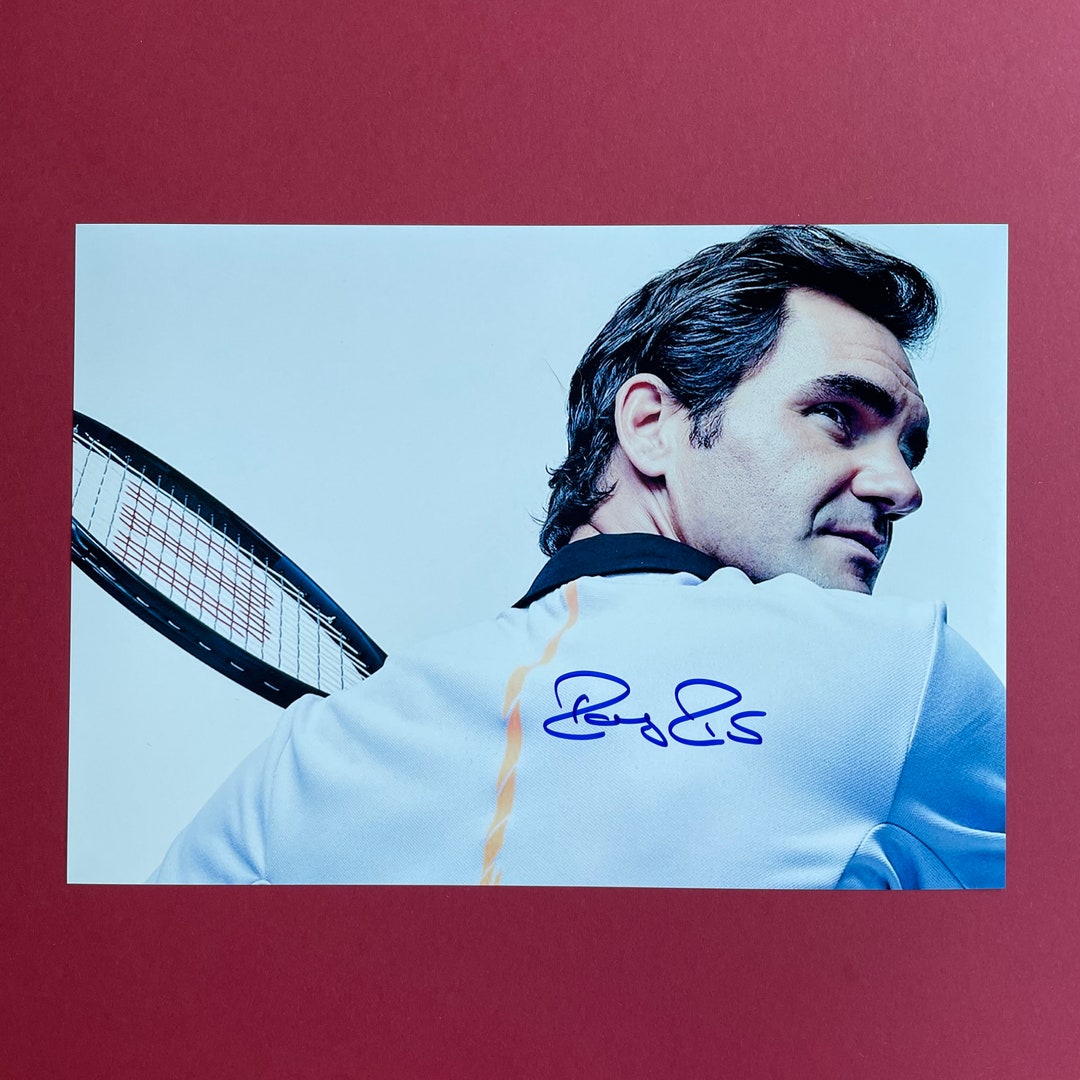 ROGER FEDERER - Authentic Hand-signed Photo Autograph With Coa - Etsy