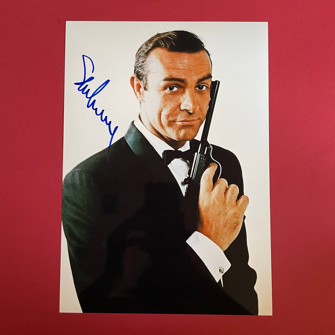 SEAN CONNERY - Authentic Hand-signed Photo Autograph With Coa - Etsy