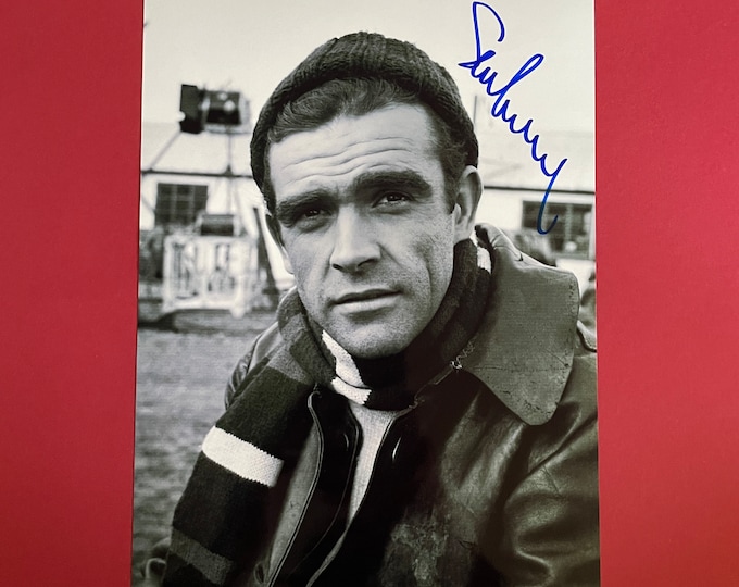 SEAN CONNERY Authentic Hand-signed Photo Autograph With Coa - Etsy