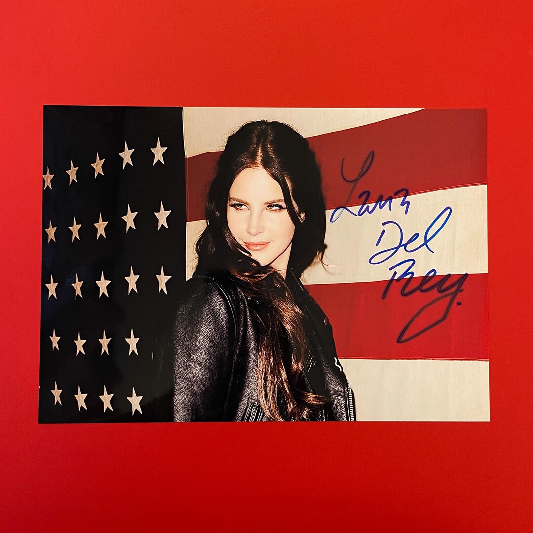 LANA DEL REY - Authentic Hand-signed Photo Autograph With Coa - Etsy