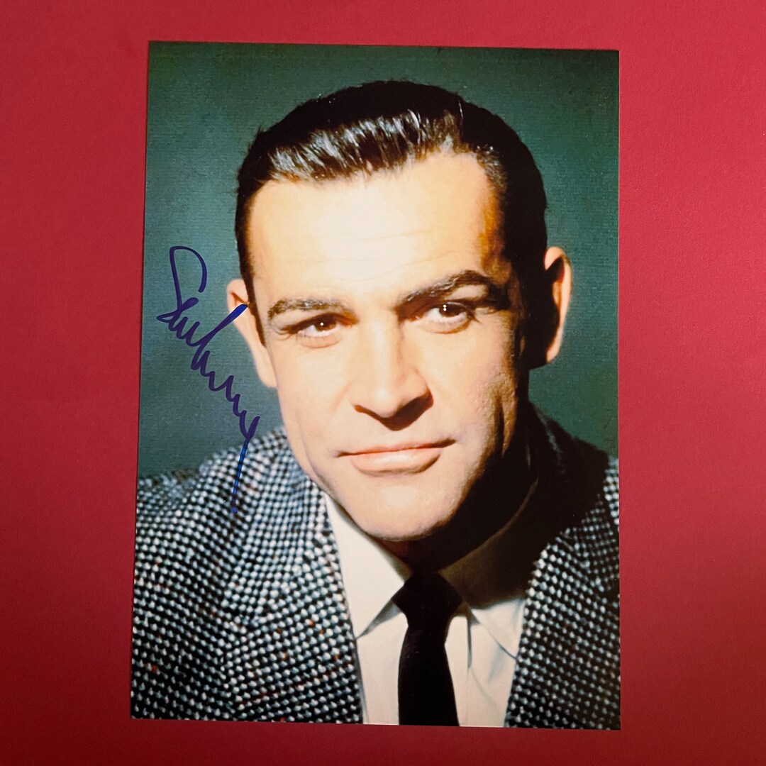 SEAN CONNERY - Authentic Hand-signed Photo Autograph With Coa - Etsy