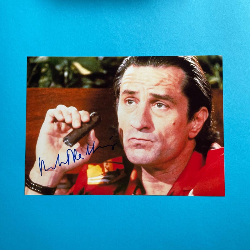 Robert De Niro Autograph - Etsy