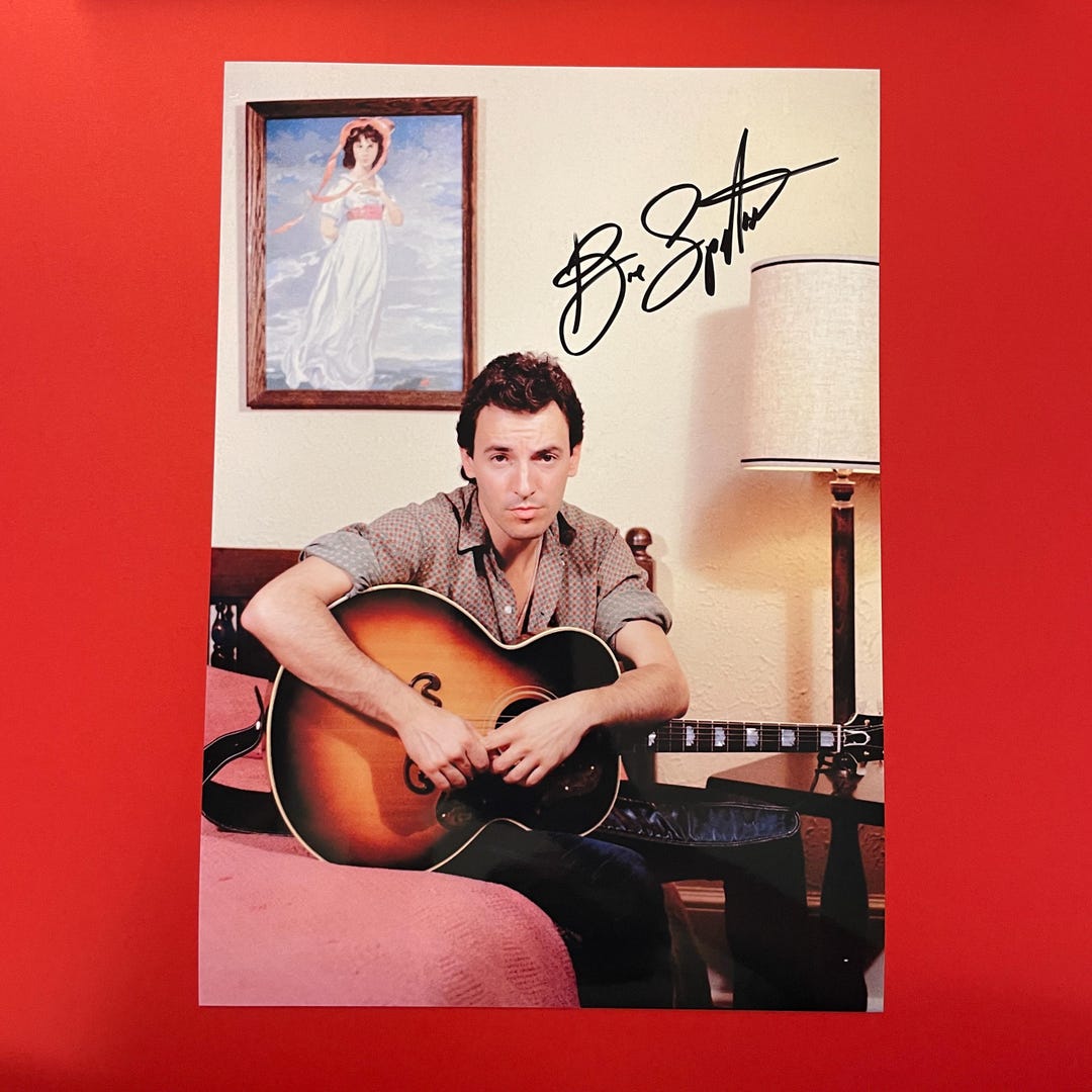 BRUCE SPRINGSTEEN Authentic Hand-signed Photo Autograph With Coa - Etsy
