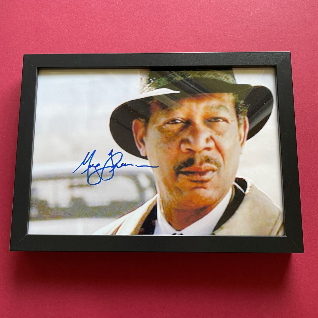 Framed MORGAN FREEMAN Authentic Hand-signed Photo Autograph - Etsy