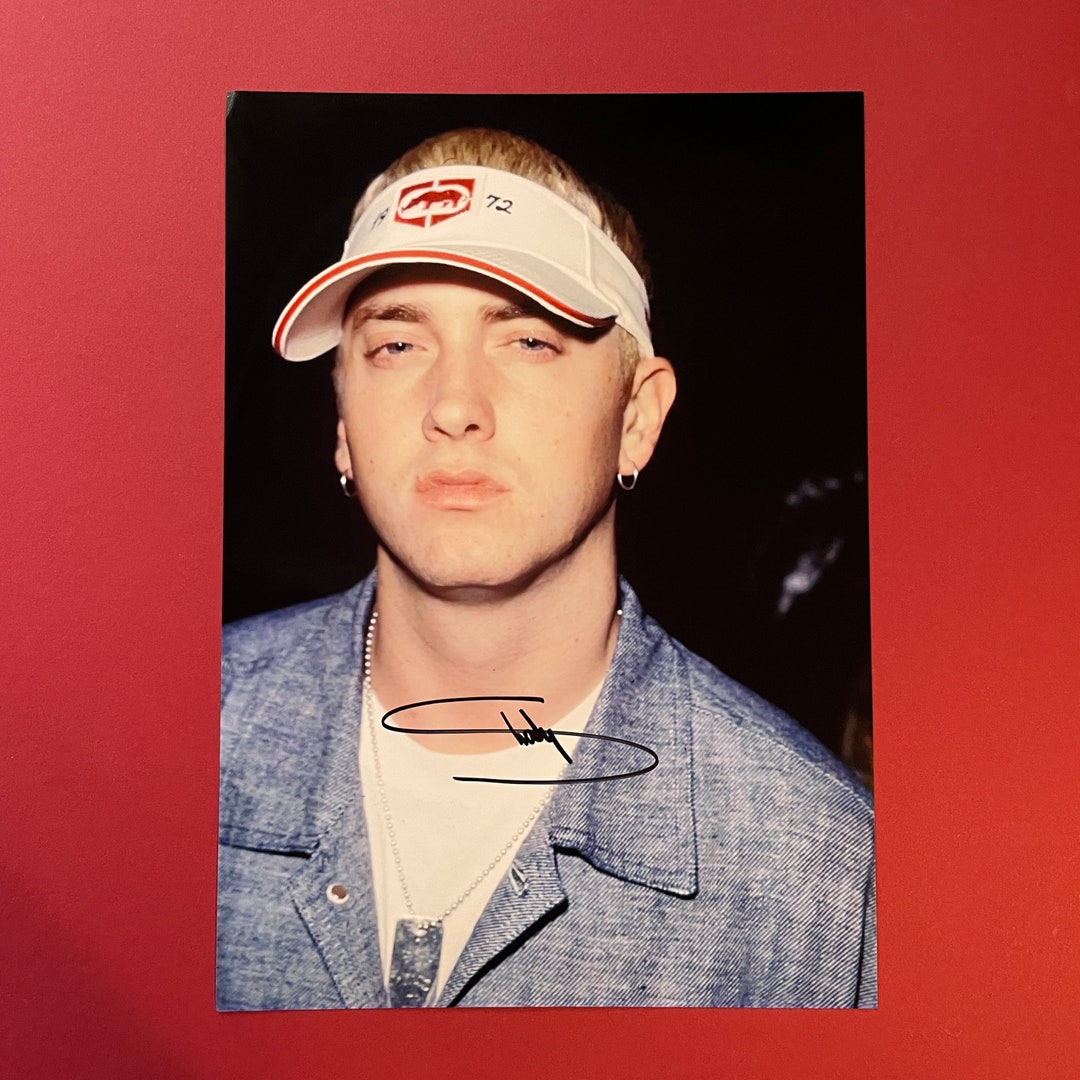 EMINEM - Authentic Hand-signed Photo Autograph With Coa - Etsy