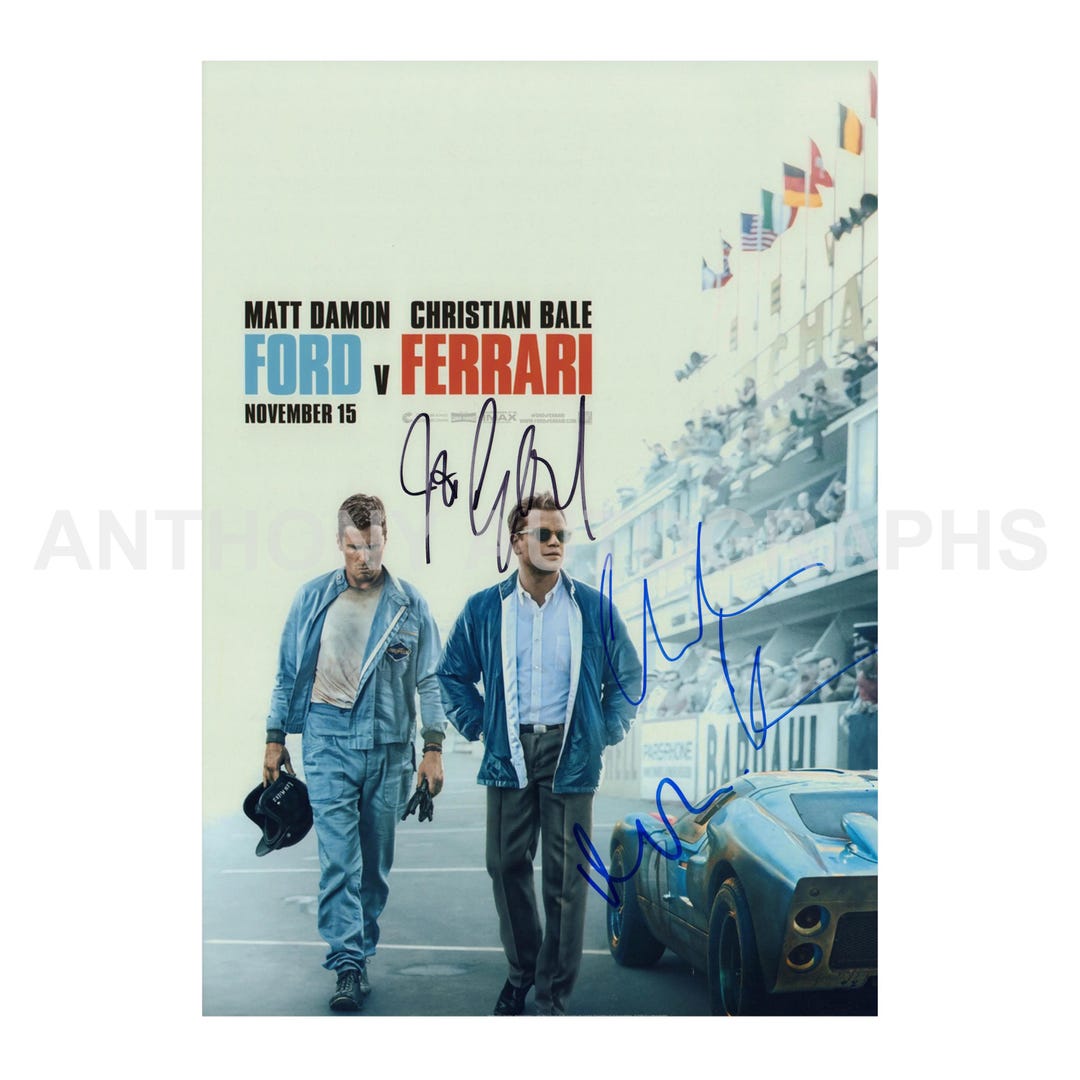 FORD V FERRARI Cast: James Mangold, Matt Damon, Christian Bale ...