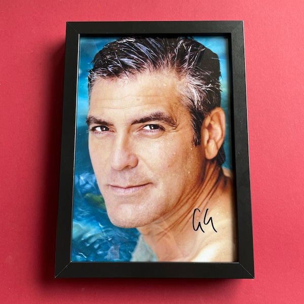 George Clooney Autograph - Etsy