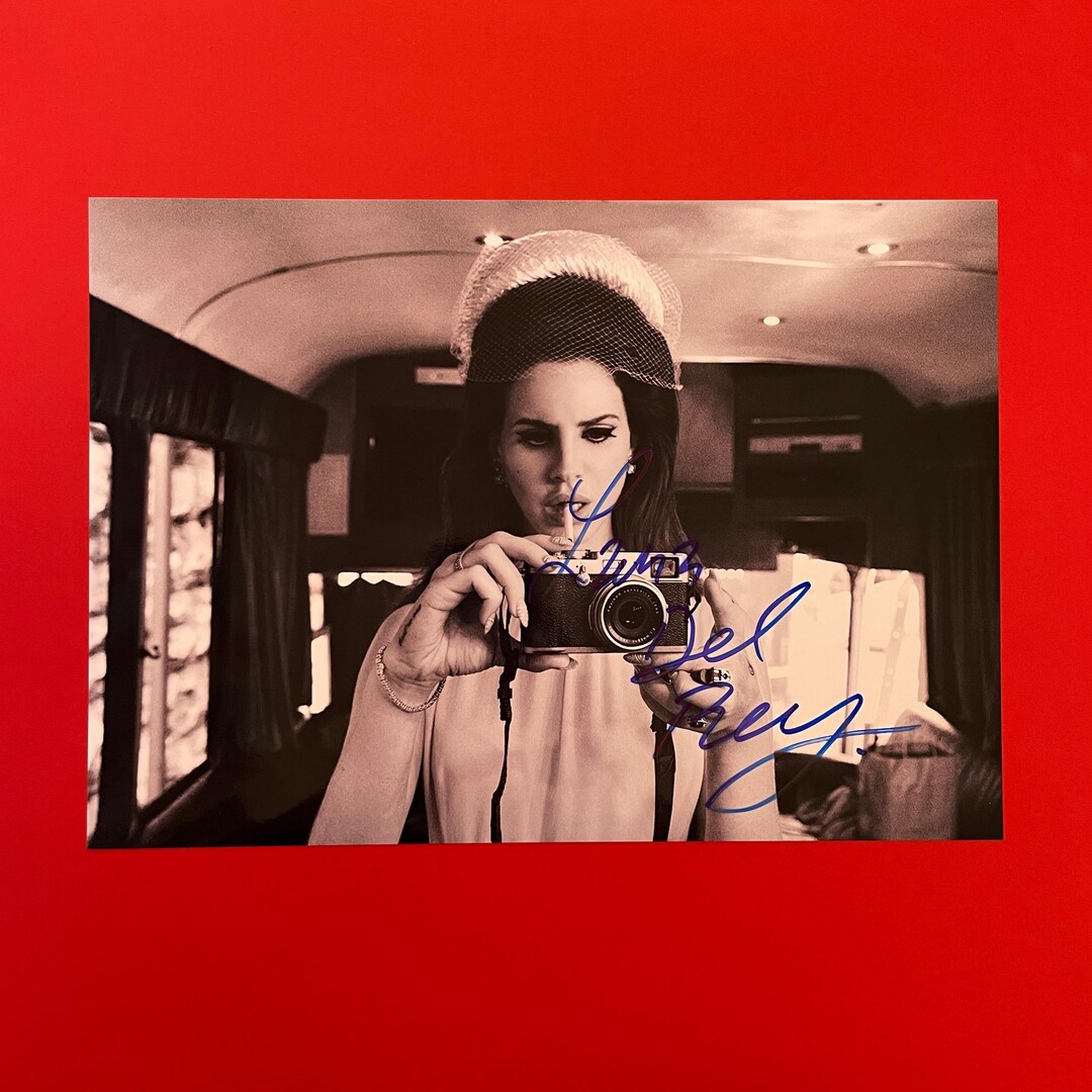 LANA DEL REY - Authentic Hand-signed Photo Autograph With Coa - Etsy
