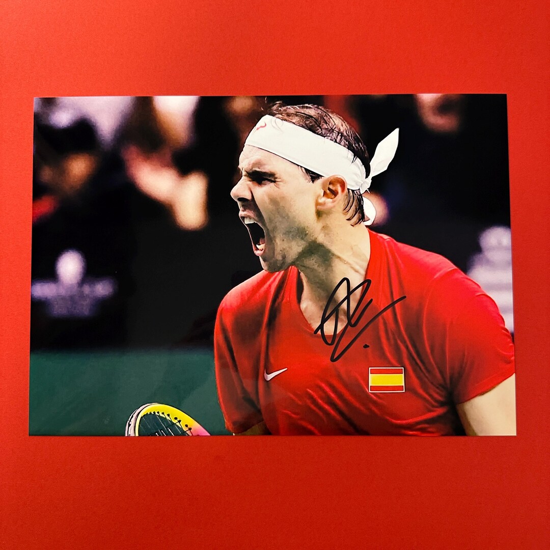 RAFAEL NADAL - Authentic Hand-signed Photo Autograph With Coa - Etsy