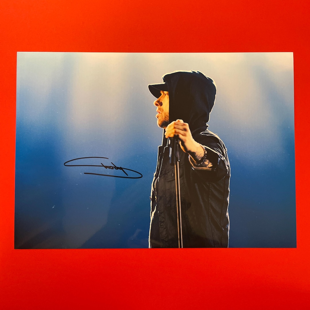 EMINEM - Authentic Hand-signed Photo Autograph With Coa - Etsy