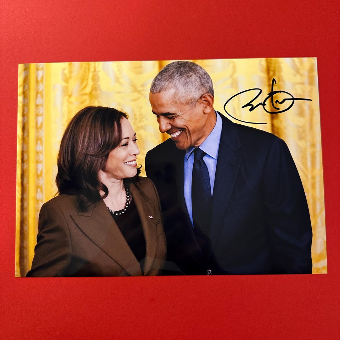 BARACK OBAMA - Authentic Hand-signed Photo Autograph With Coa - Etsy