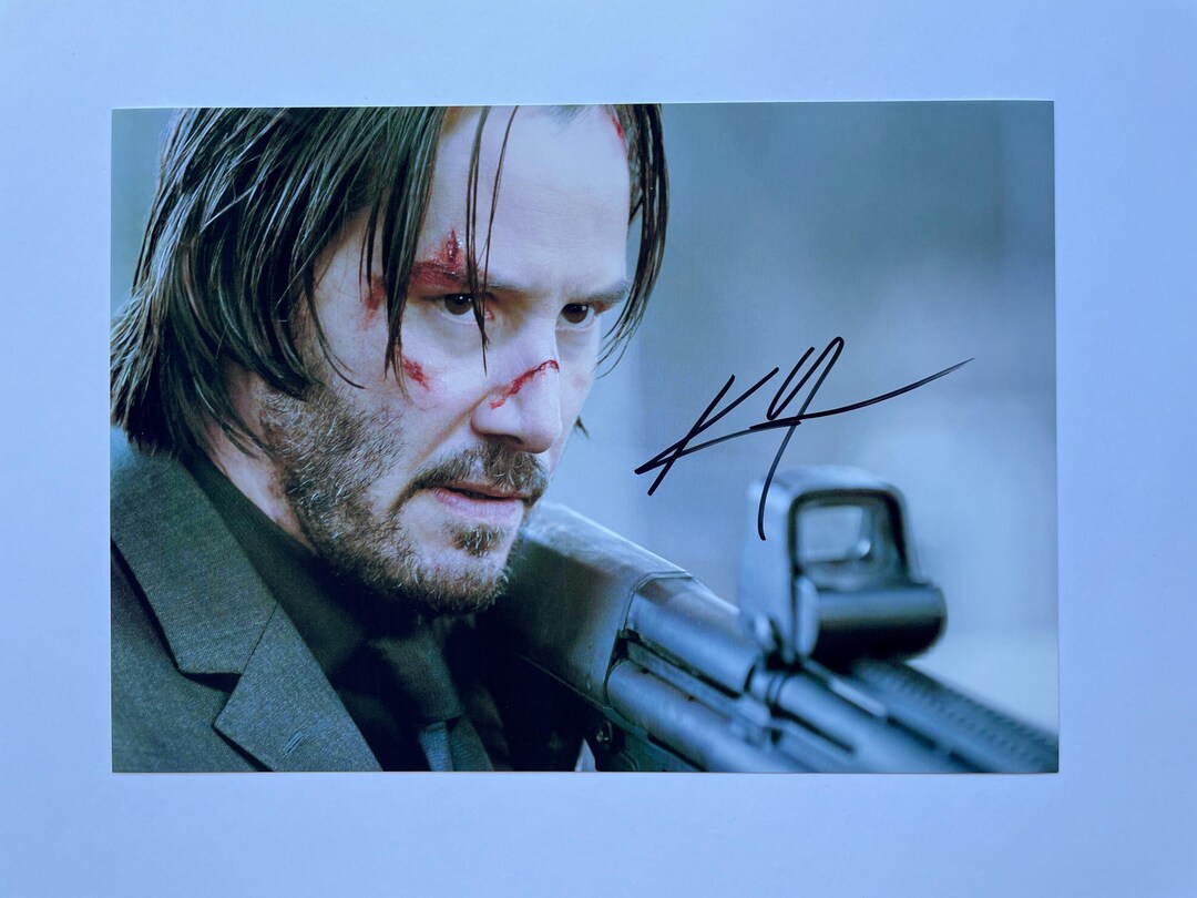 KEANU REEVES - Authentic Hand-signed Photo Autograph With Coa - Etsy