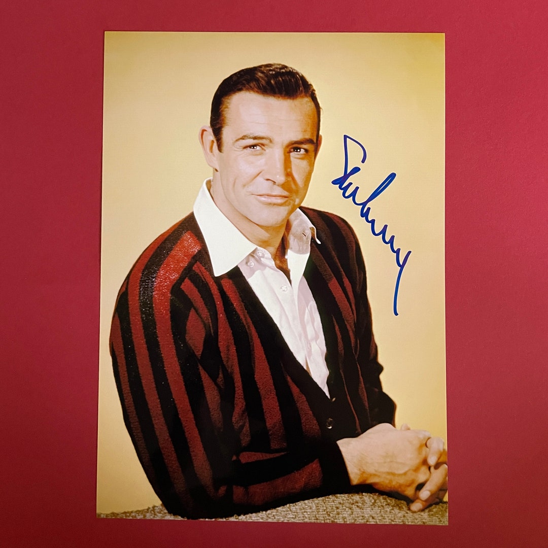 SEAN CONNERY - Authentic Hand-signed Photo Autograph With Coa - Etsy