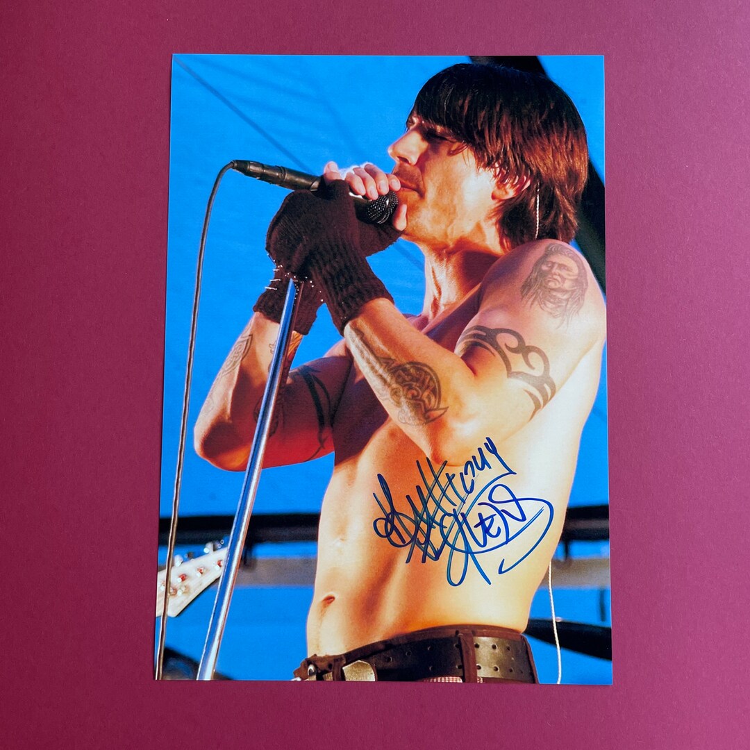 ANTHONY KIEDIS / Red Hot Chili Peppers Authentic Hand-signed Photo Autograph With Coa - Etsy