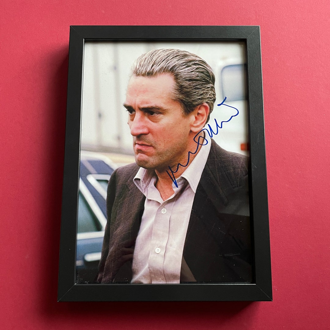 Framed ROBERT DE NIRO Authentic Hand-signed Photo Autograph With Coa - Etsy