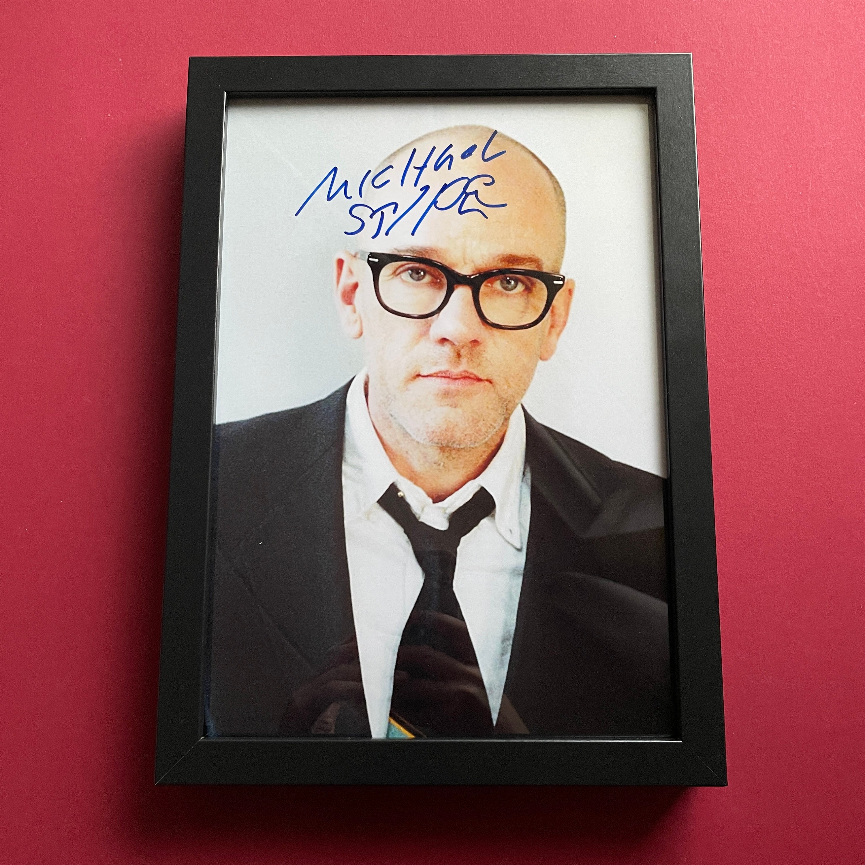 Framed MICHAEL STIPE / R.E.M. Authentic Hand-signed Photo - Etsy