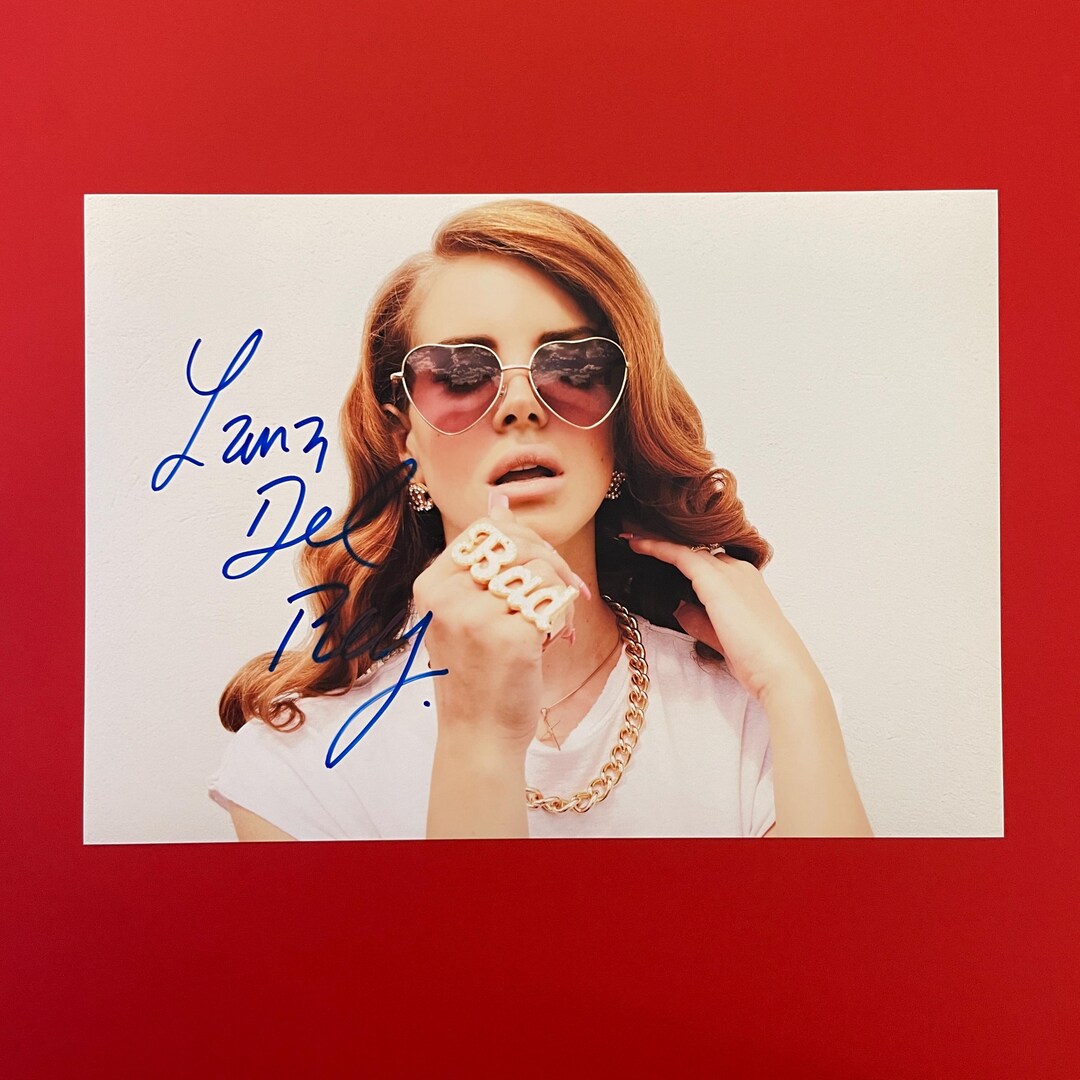 LANA DEL REY - Authentic Hand-signed Photo Autograph With Coa - Etsy