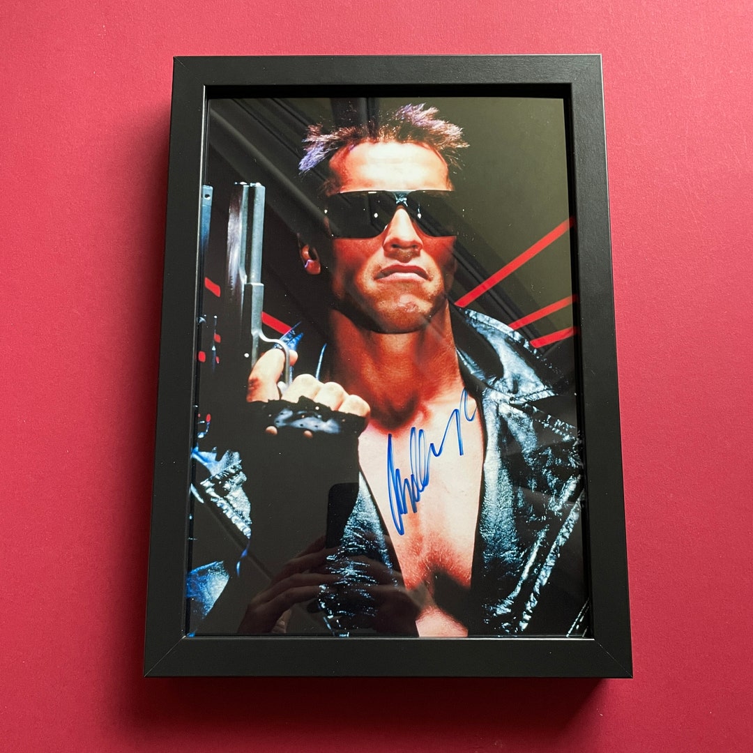 Framed ARNOLD SCHWARZENEGGER Authentic Hand-signed Photo - Etsy