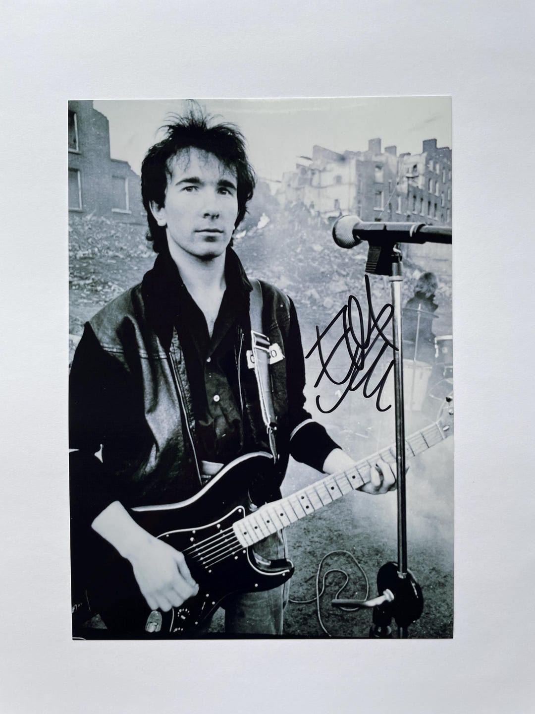 THE EDGE / U2 - Authentic Hand-signed Photo Autograph With Coa - Etsy