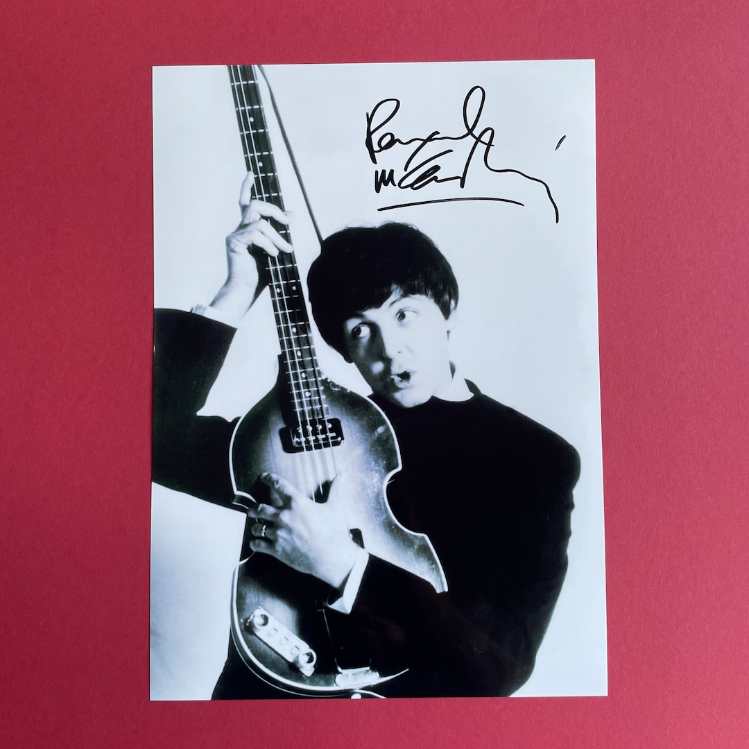 PAUL MCCARTNEY / the BEATLES - Authentic Hand-signed Photo Autograph ...