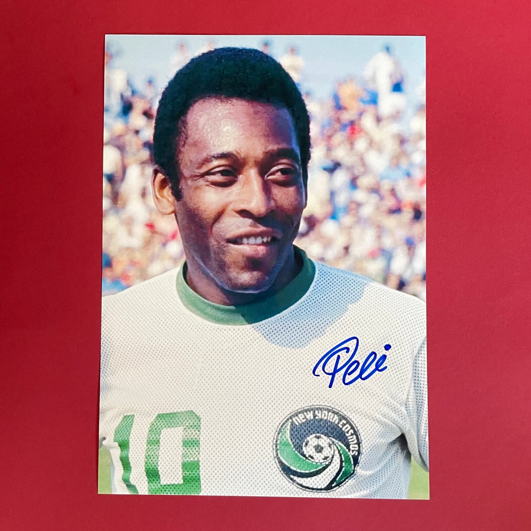Rare PELE - Authentic Hand-signed Photo Autograph With Coa - Etsy