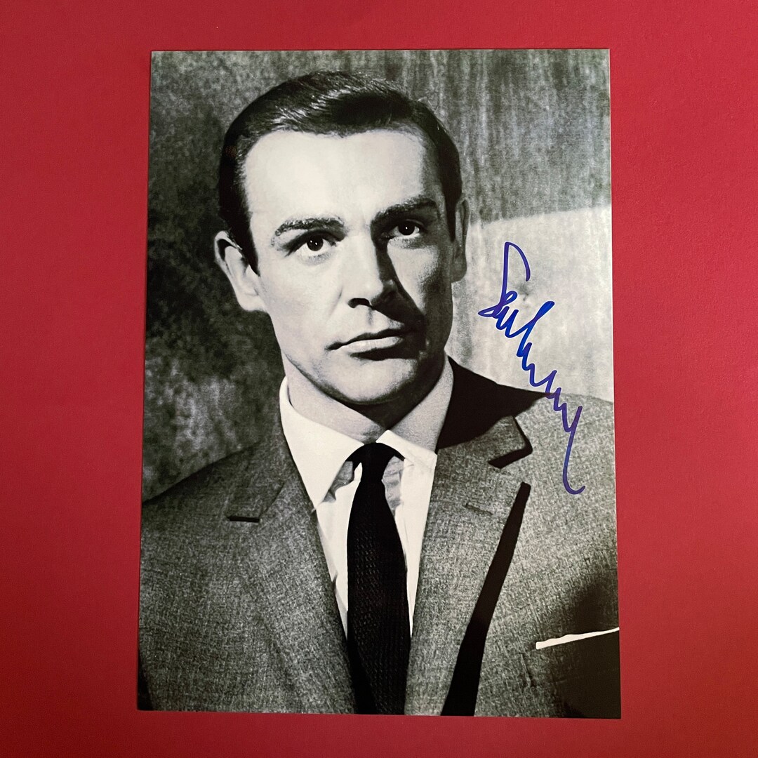 SEAN CONNERY Authentic Hand-signed Photo Autograph With Coa - Etsy