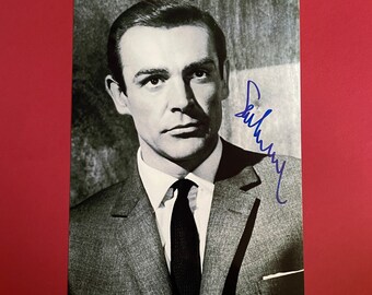 SEAN CONNERY Authentic Hand-signed Photo Autograph With Coa - Etsy