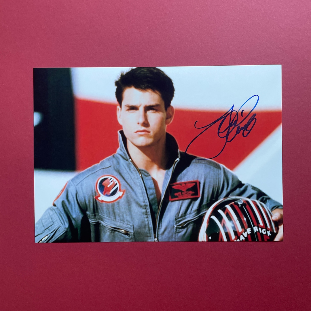TOM CRUISE Authentic Hand-signed Photo Autograph With Coa - Etsy