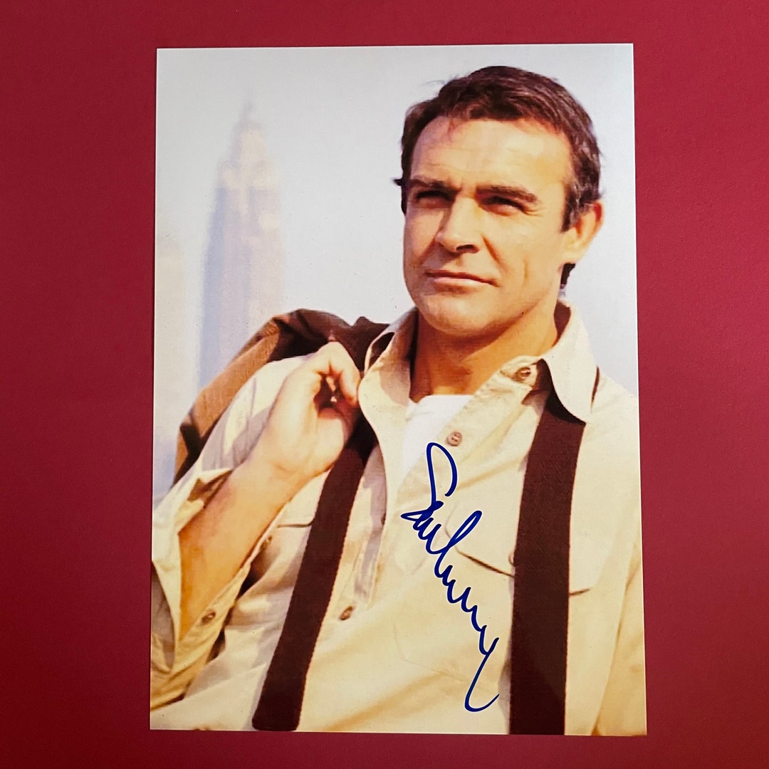 SEAN CONNERY - Authentic Hand-signed Photo Autograph With Coa - Etsy