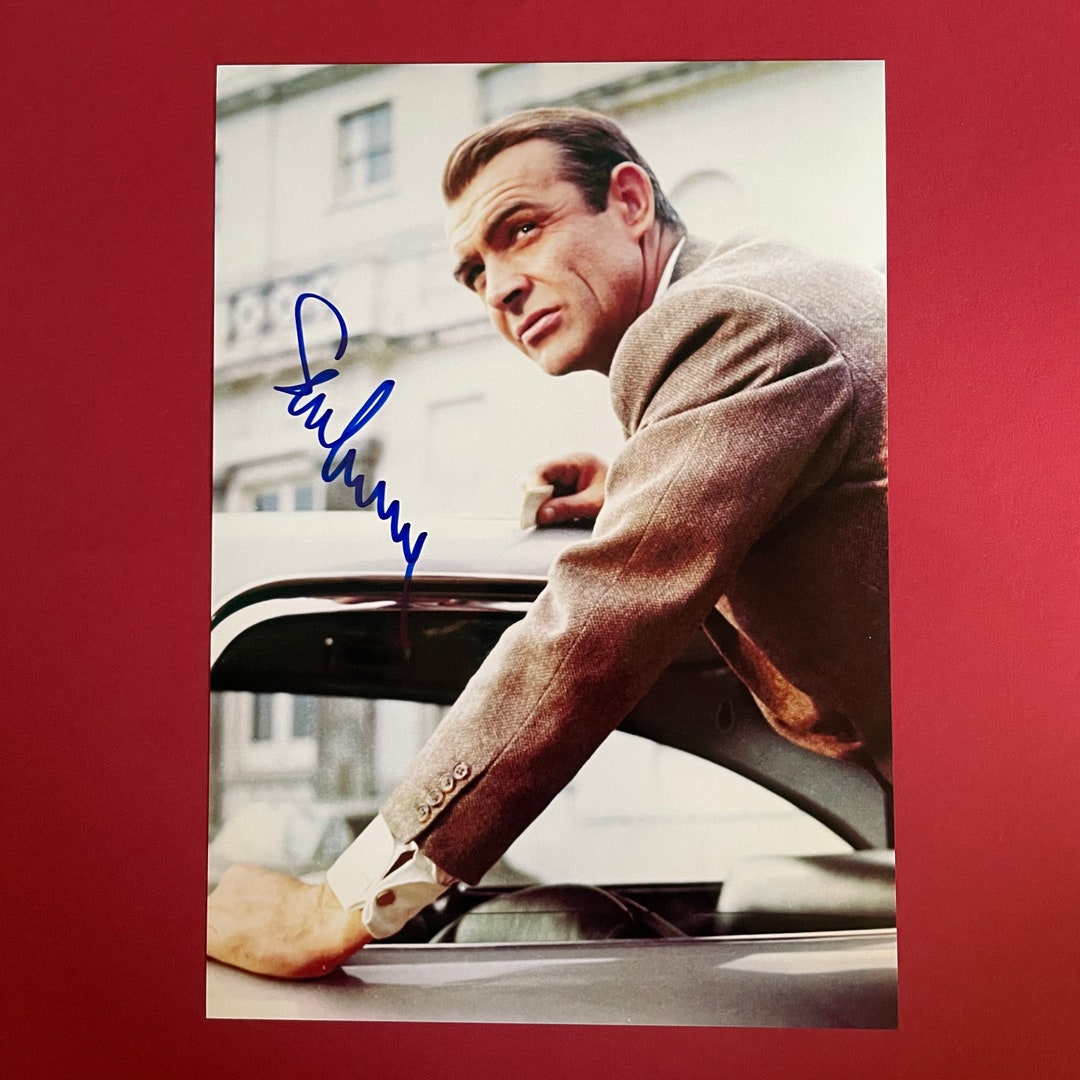 SEAN CONNERY Authentic Hand-signed Photo Autograph With Coa - Etsy