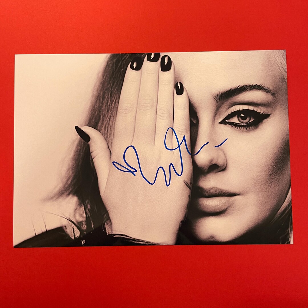 ADELE Authentic Hand-signed Photo Autograph With Coa - Etsy