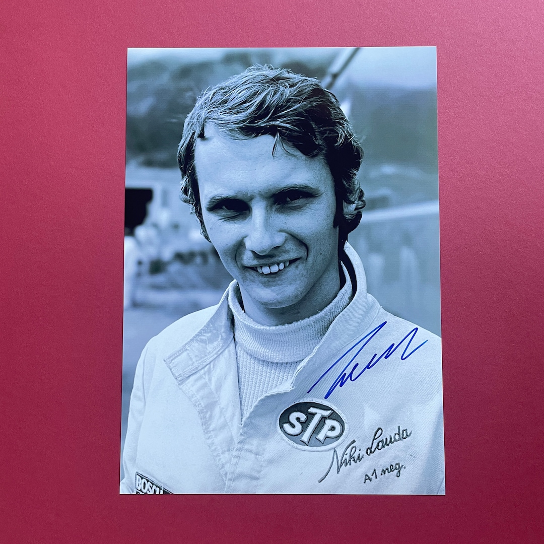 NIKI LAUDA Authentic Hand-signed Photo Autograph With Coa - Etsy