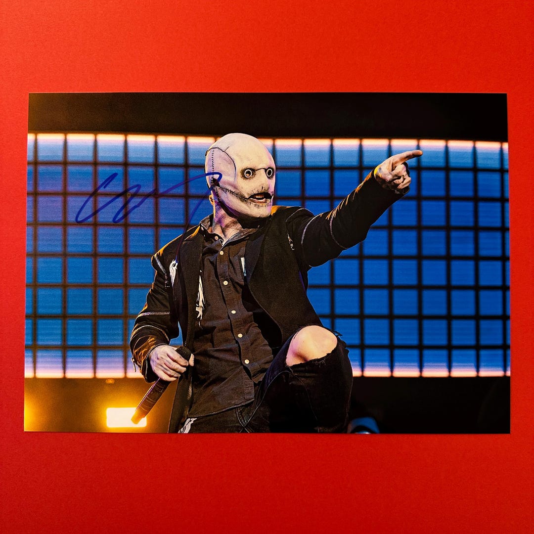 COREY TAYLOR / SLIPKNOT - Authentic Hand-signed Photo Autograph With ...